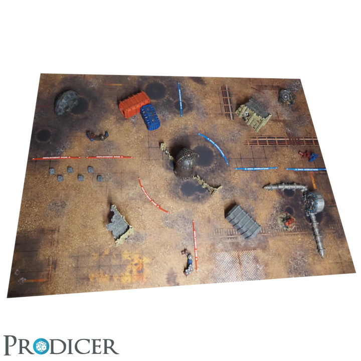 3D Printable Deployment Zone Markers by PRODICER by Markus Schittkowski