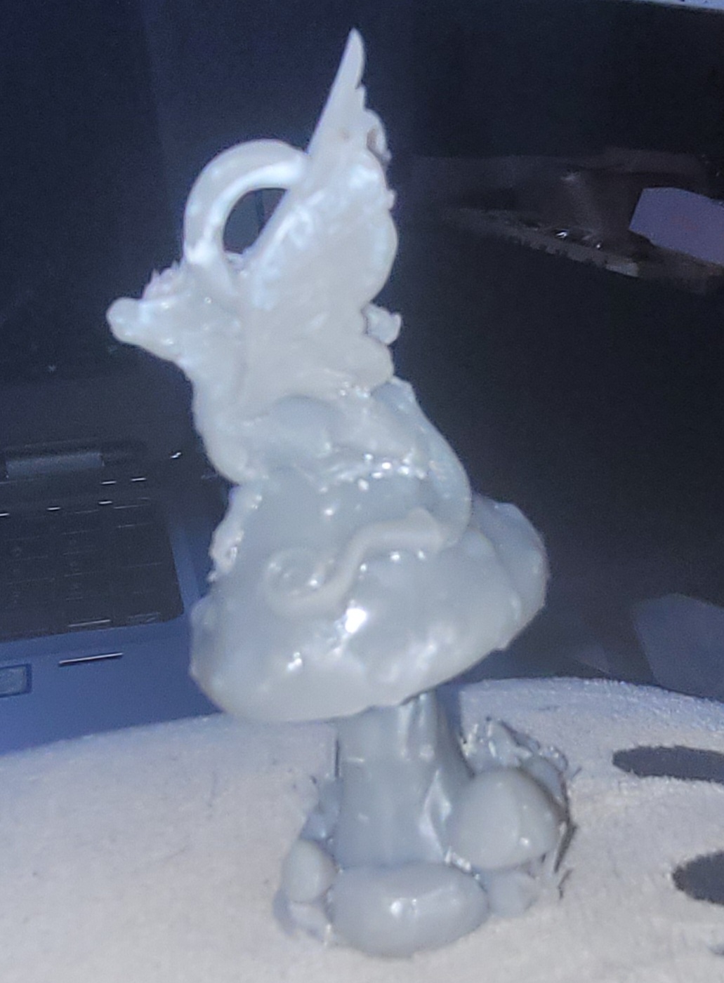 3D Printable Fey Dragon Ornament by FatesEnd