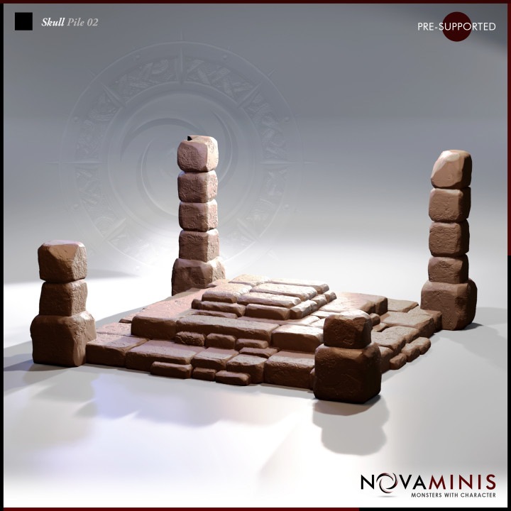 3D Printable Ancient Dais 01 by NovaMinis
