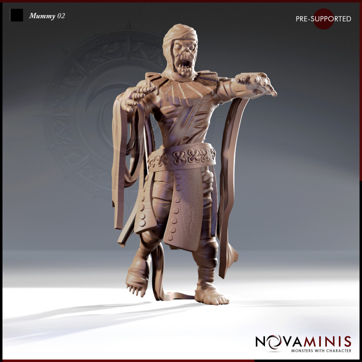 3D Printable Mors Mihi Lucrum: Tomb of the Mummy [Pack] by NOVAMINIS