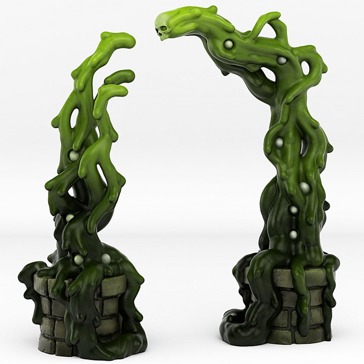 3D Printable OOZE PORTAL WITH ITS SLIME SKULLS EFFECT by Fantastic ...