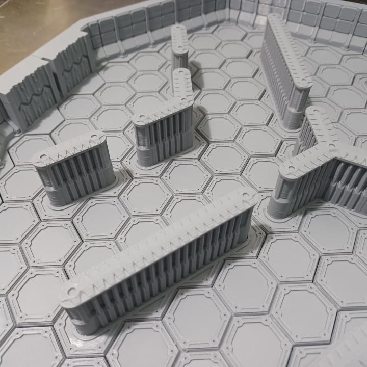 3D Printable Mech Arena by Wargame Forge