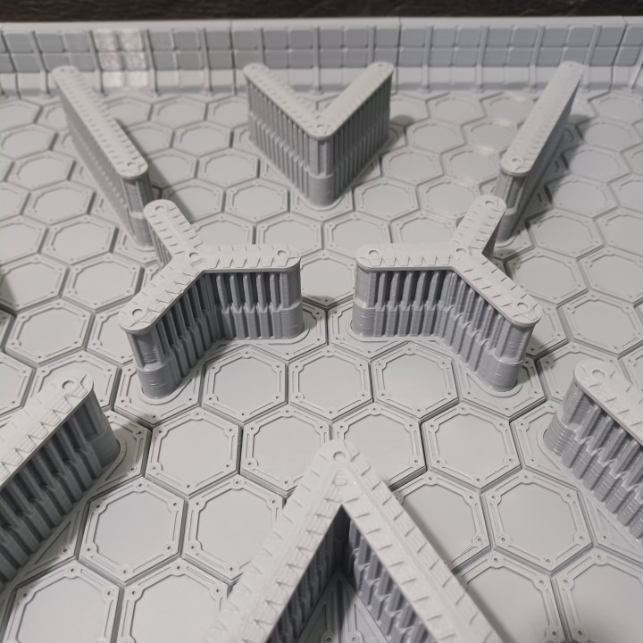 3D Printable Mech Arena by Wargame Forge
