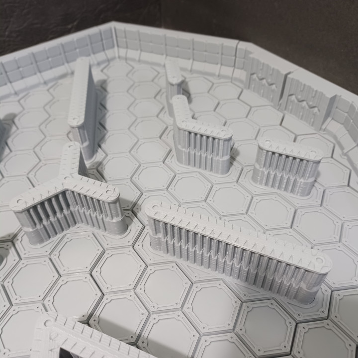 3D Printable Mech Arena by Wargame Forge