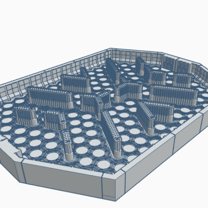3D Printable Mech Arena by Wargame Forge