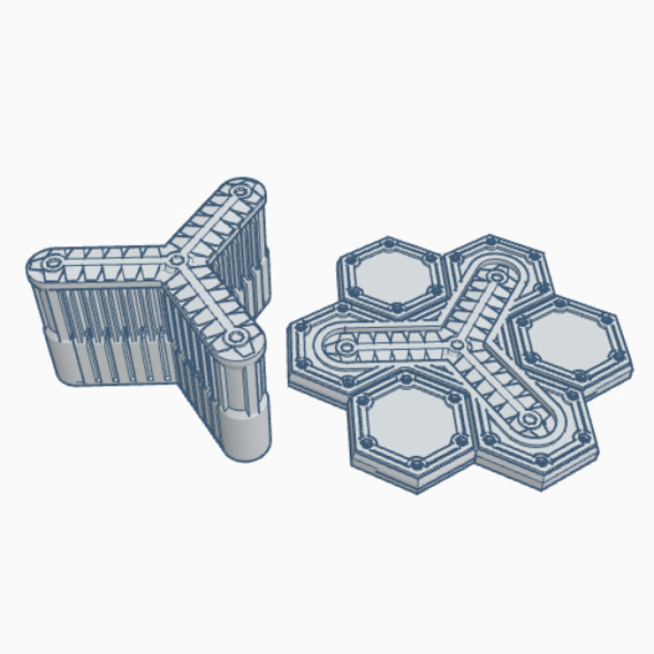 3D Printable Mech Arena by Wargame Forge