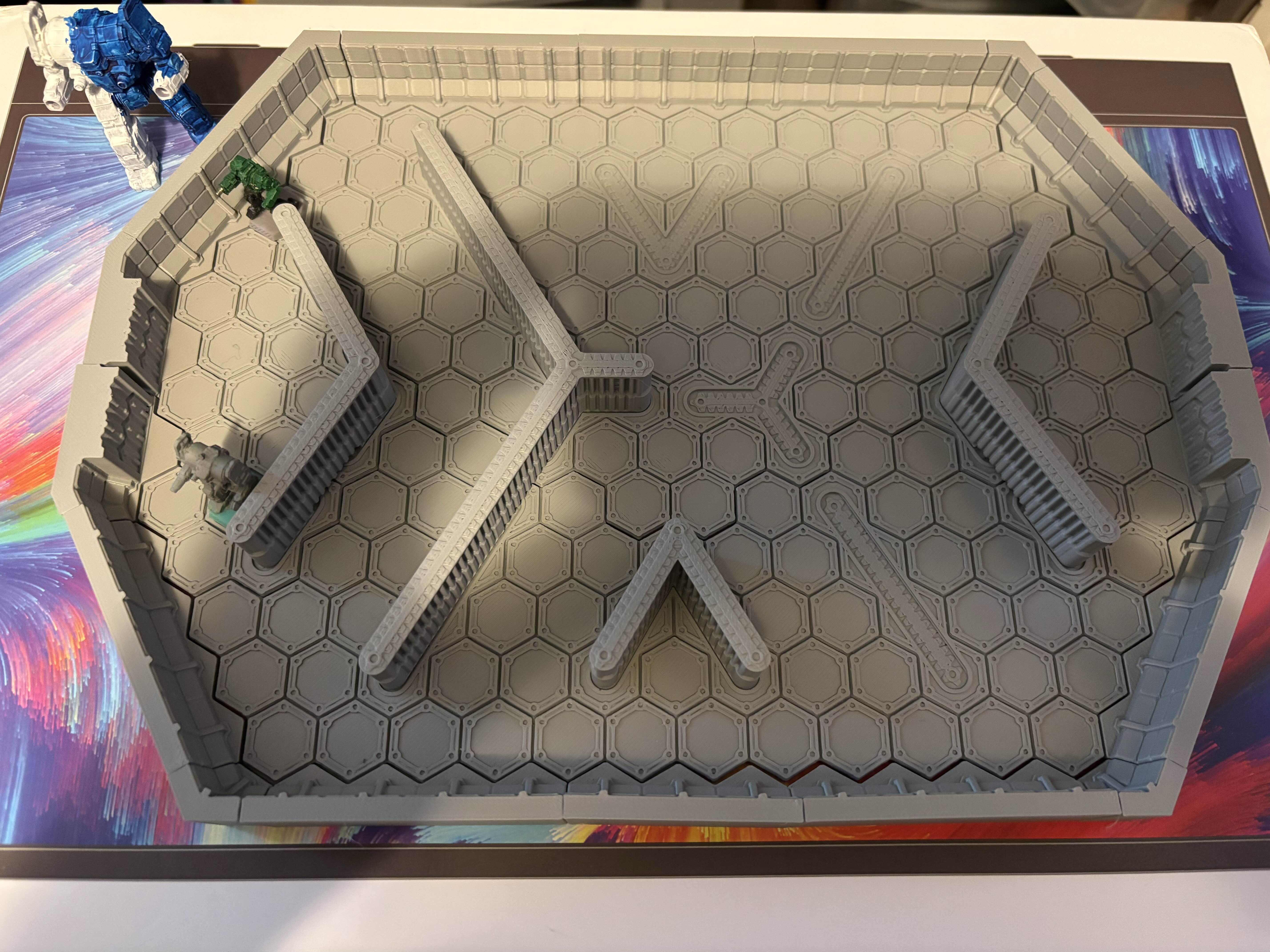 3D Printable Mech Arena by Wargame Forge