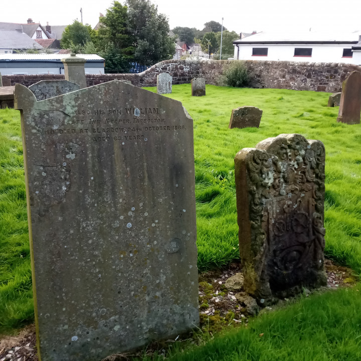 3D Printable Gravestone 4 - Tarbolton Churchyard by F Liam Mckinstry