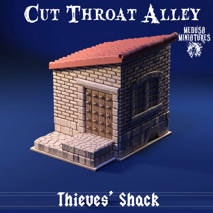 3D Printable Thieves' Shack – Medieval Fantasy House Terrain for RPG ...