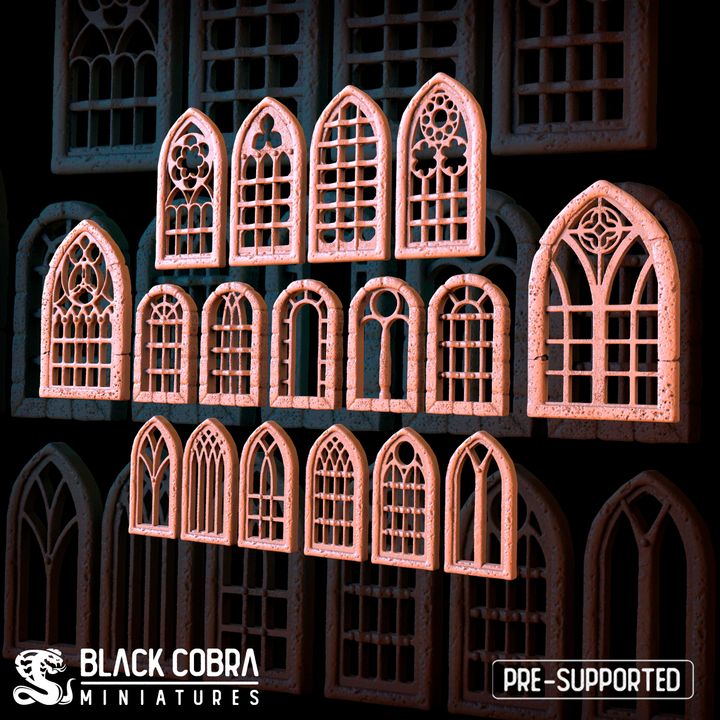 3D Printable Windows stl 2 by BlackCobraMiniatures