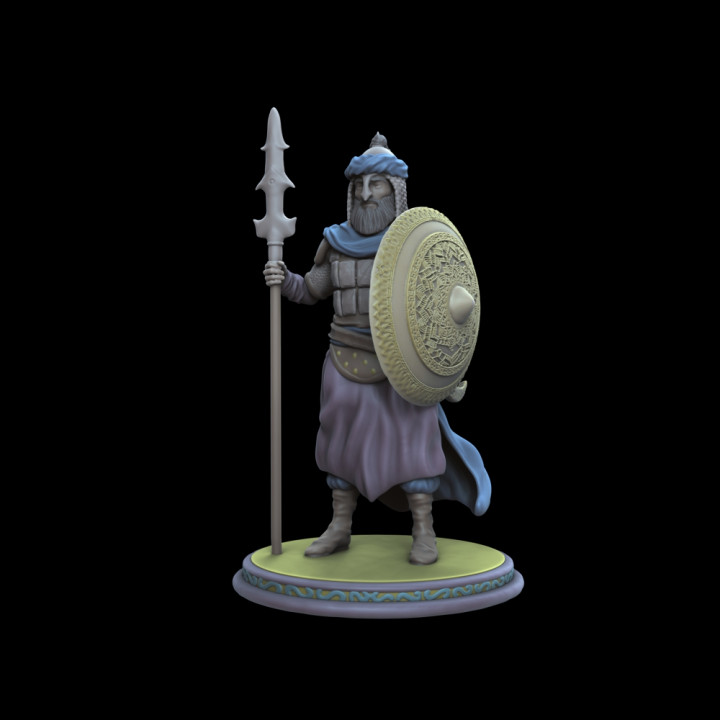 3D Printable Paladin - Guard - Arabian Nights by MiniaturesCraze