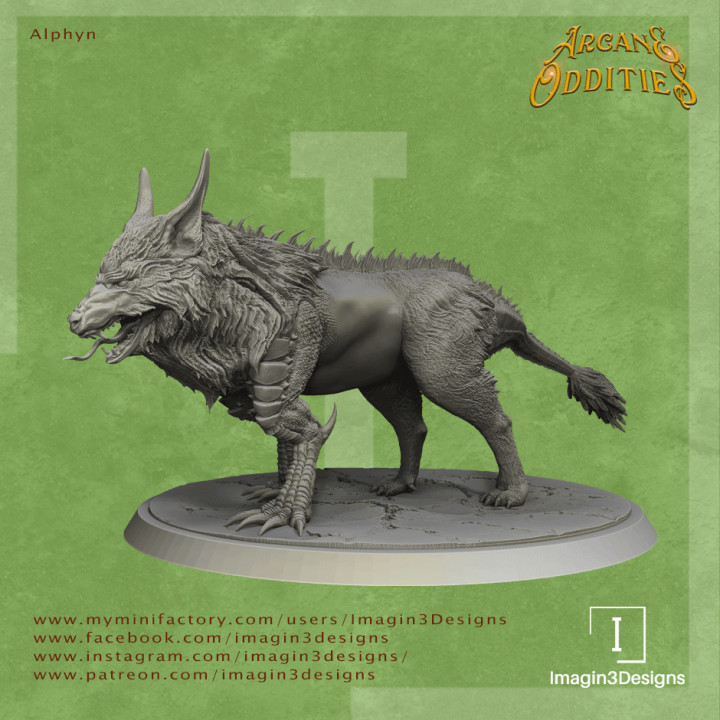 3D Printable Alphyn by Imagin3Designs