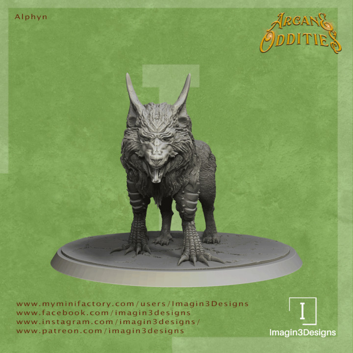 3D Printable Alphyn by Imagin3Designs