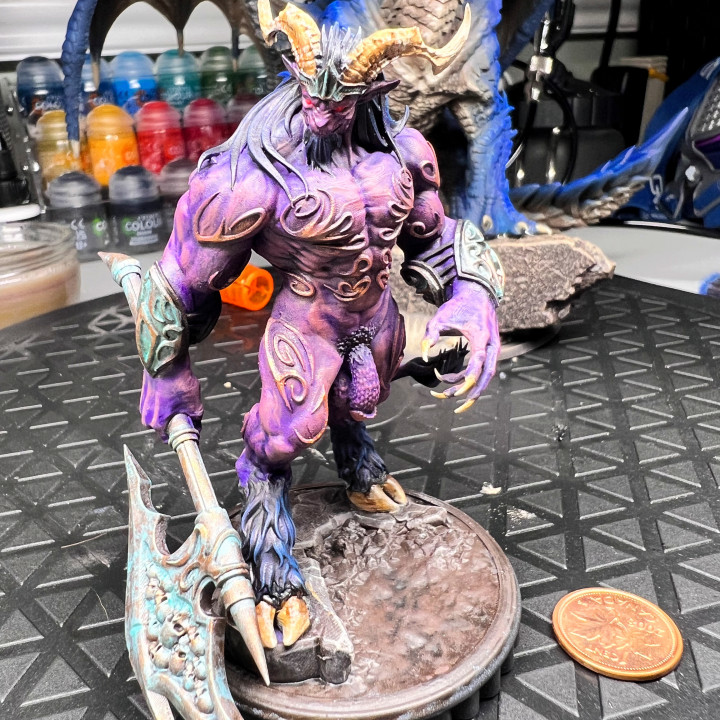 3D Print of Baphomet, The Horned King - 5e Stats Included by shadowlion