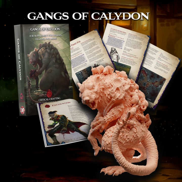 3D Printable Gangs of Calydon by Dillon Olney