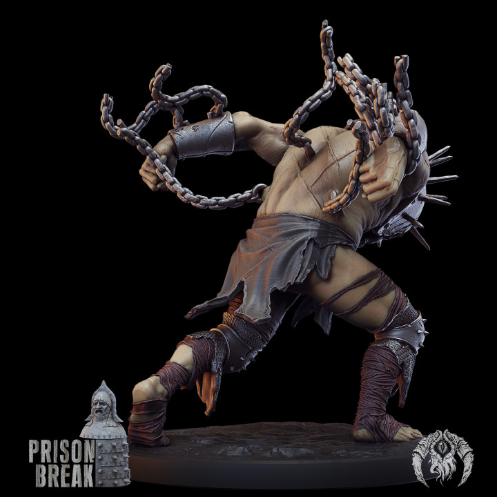 3D Printable Iron Juggernaut by Bestiarum Miniatures