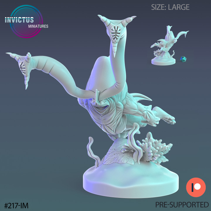3D Printable Mutant Sea Beast Set / Space Predator / Cosmic Creature ...