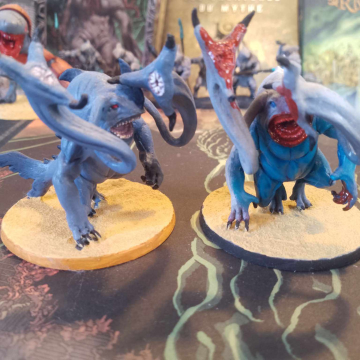 3D Print of Mutant Sea Beast Set / Space Predator / Cosmic Creature ...