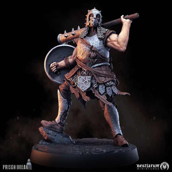 3D Printable Bandit Guard | Bandit Clans | Rogue by Bestiarum Miniatures