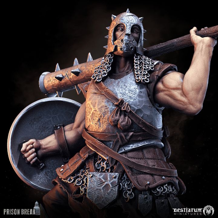 3D Printable Bandit Guard | Bandit Clans | Rogue by Bestiarum Miniatures