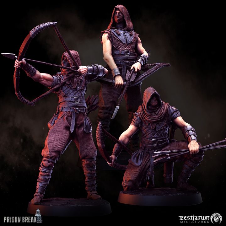 3D Printable Bandit Scouts x3 | Bandit Clans | Rogue by Bestiarum ...