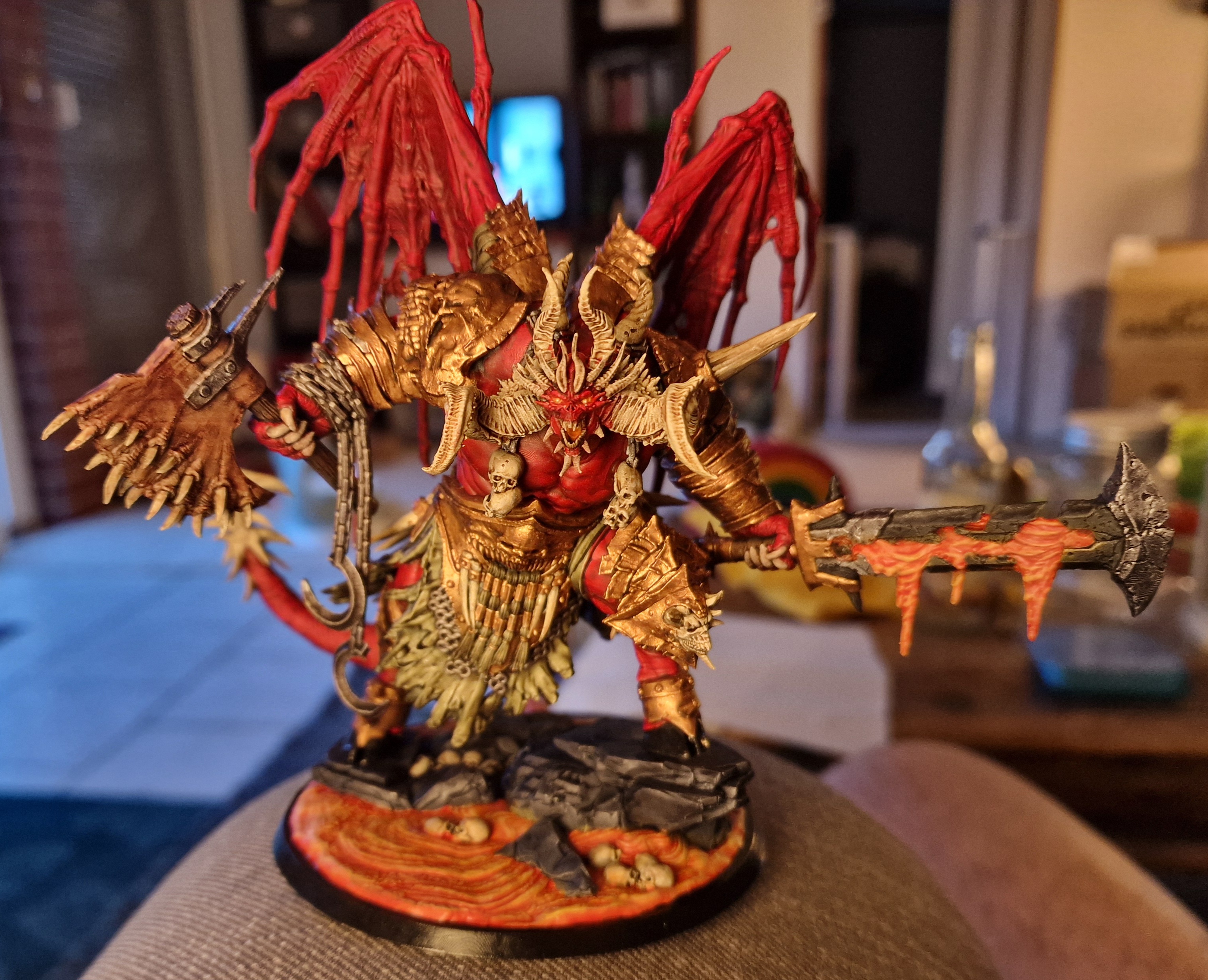 3D Printable Pit Lord | Hellspawn | Demon Giant by Bestiarum Miniatures