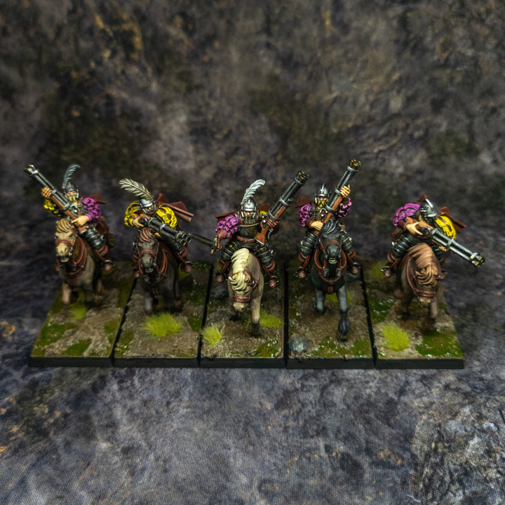 3D Print of Sunland Pistoleers - Highlands Miniatures by Grumpael