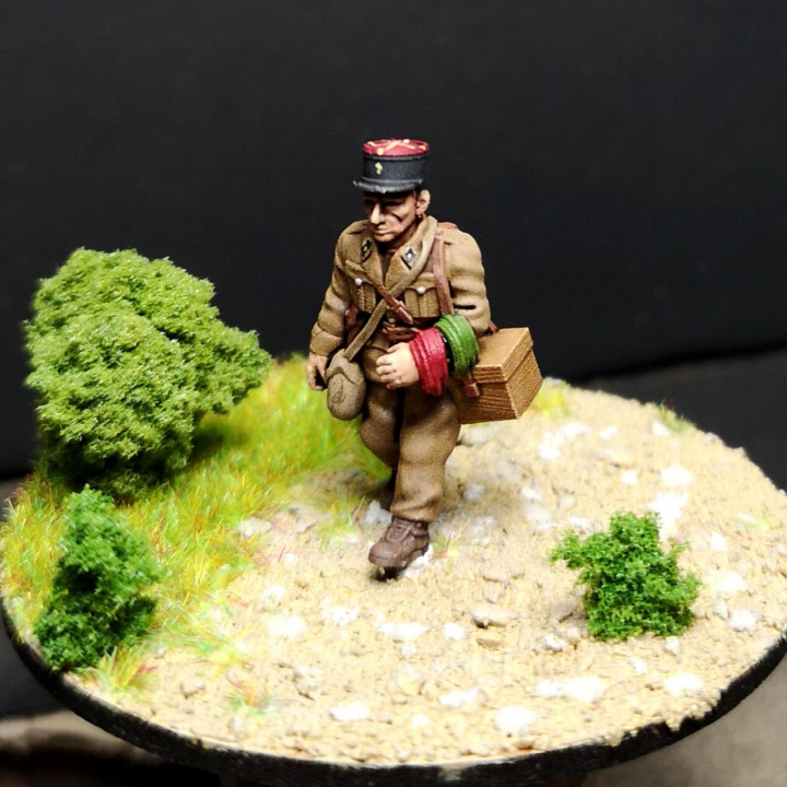3D Printable WW2 28mm le fil rouge by Colonel Muller