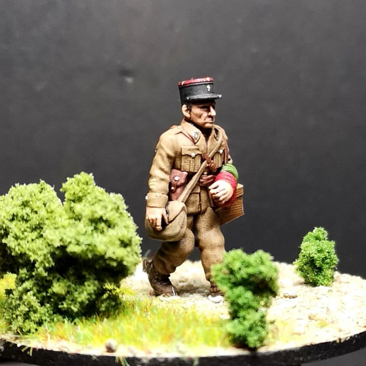 3D Printable WW2 28mm le fil rouge by Colonel Muller