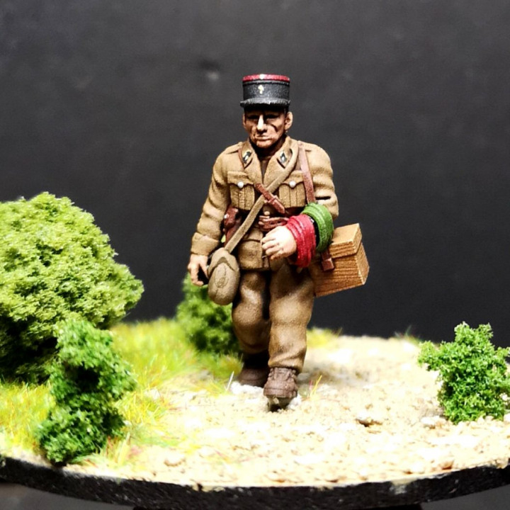 3D Printable WW2 28mm le fil rouge by Colonel Muller