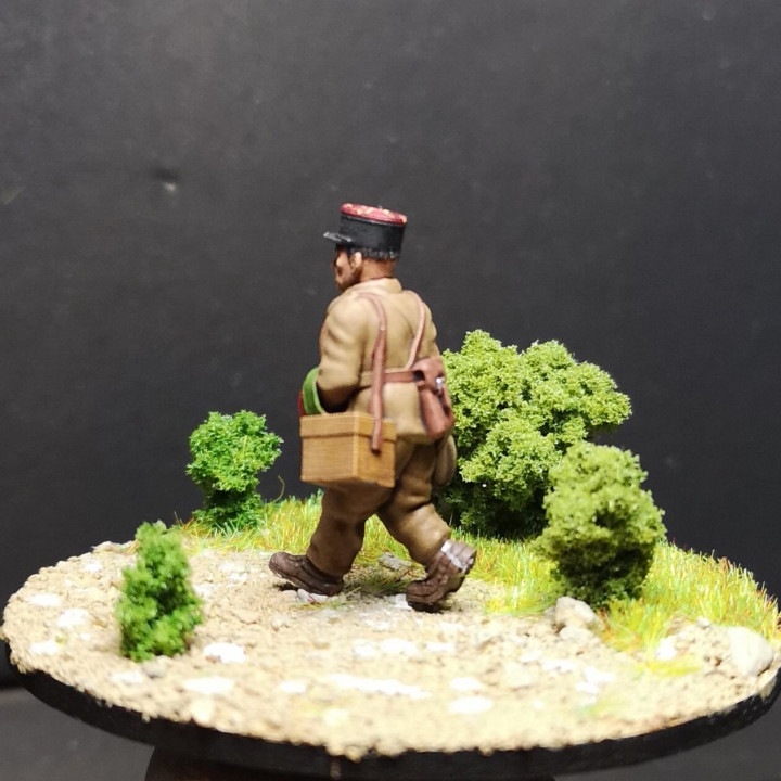 3D Printable WW2 28mm le fil rouge by Colonel Muller