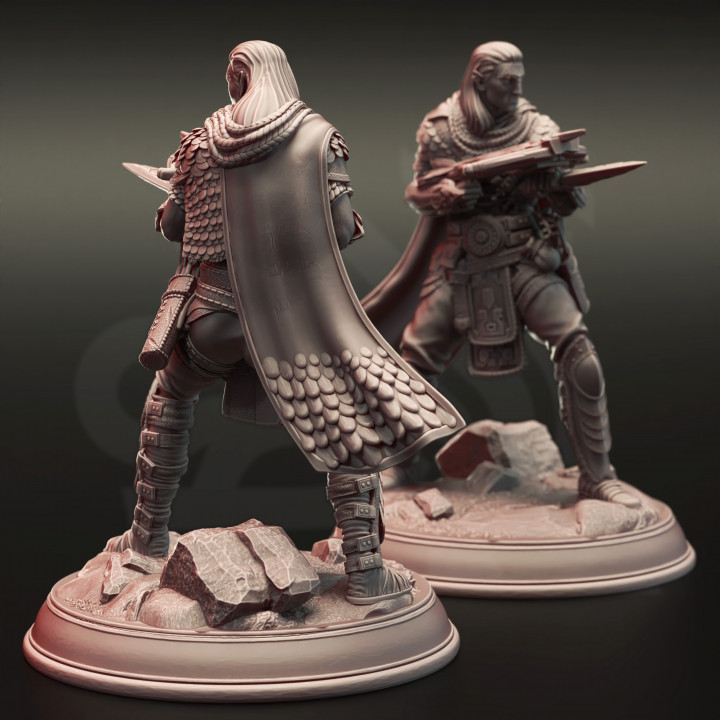 3D Printable Yuan Ti Rogue Assassin - Shyamiri by DM Stash