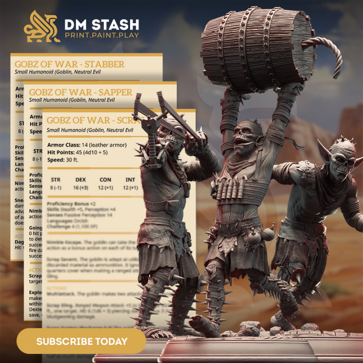 3D Printable DM Stash 5E Campaign - The Edradorian Excursion Pt II ...
