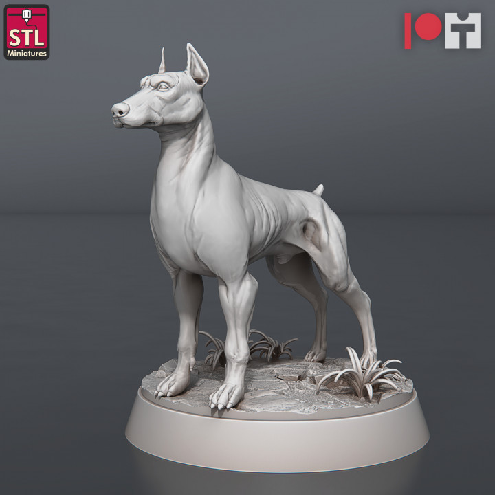 3D Printable Wild Dogs Set by STL Miniatures