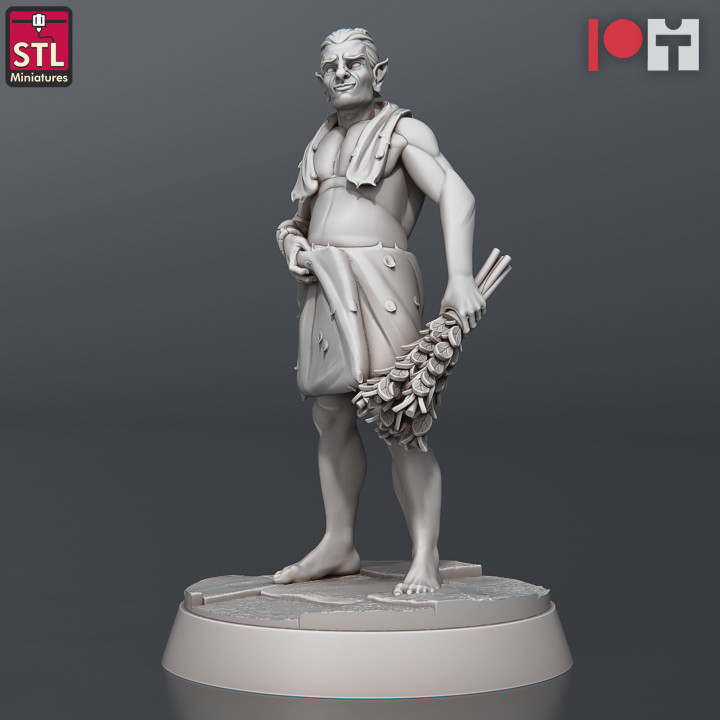 3D Printable Bath House Set by STL Miniatures