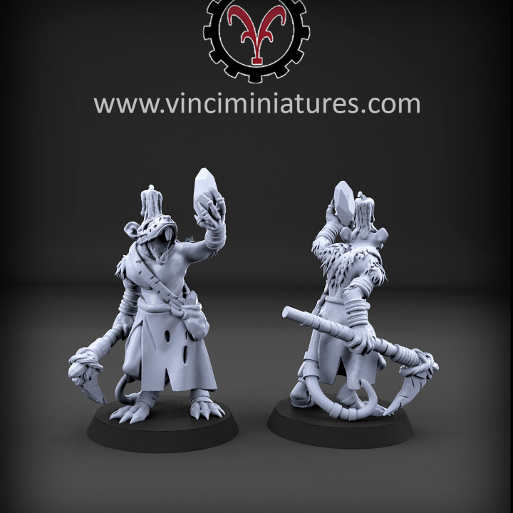 3D Printable TUNNEL RATS SET 1 by vinciminiatures