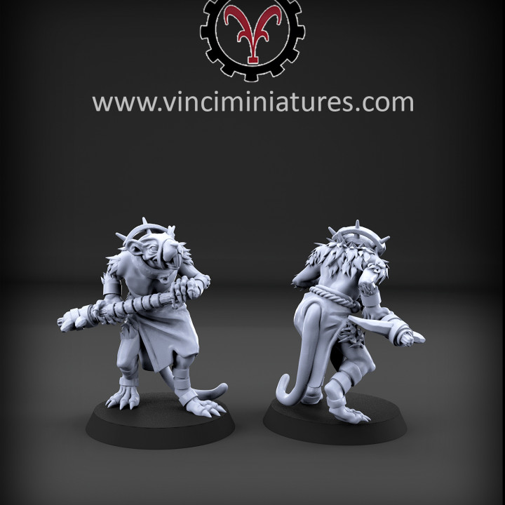 3D Printable TUNNEL RATS SET 1 by vinciminiatures