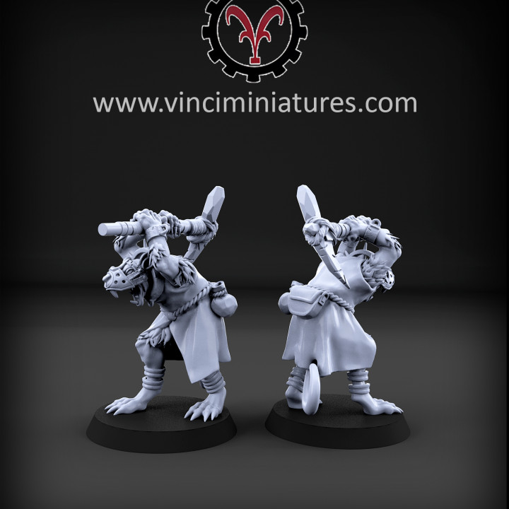 3D Printable TUNNEL RATS SET 1 by vinciminiatures
