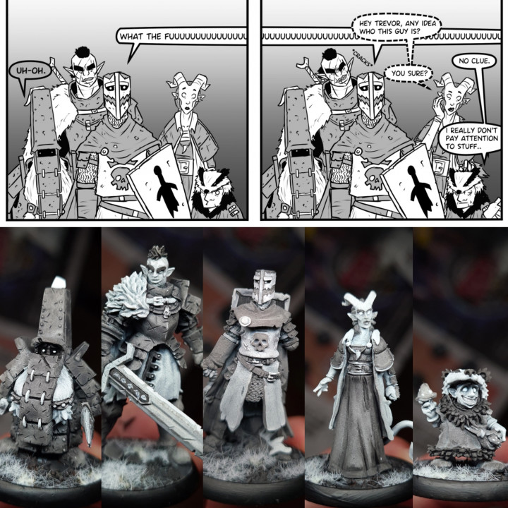 3D Printable The Bucket Brigade - 'The Weekly Roll' Official Miniatures ...