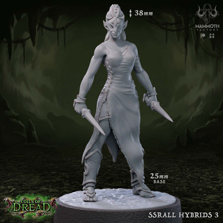 3D Printable Ssrall Hybrids Warband by Mammoth Factory