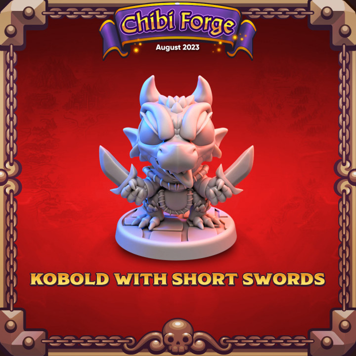 3D Printable Chibi Forge - Release 07 - August 2023 by Titan Forge ...