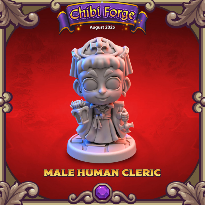 3D Printable Chibi Forge - Release 07 - August 2023 by Titan Forge Miniatures