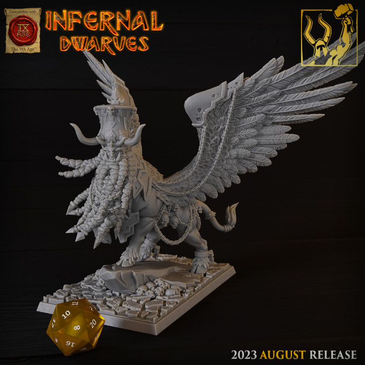 3D Printable Titan Forge Miniatures - 2023 - August - Infernal Dwarves ...