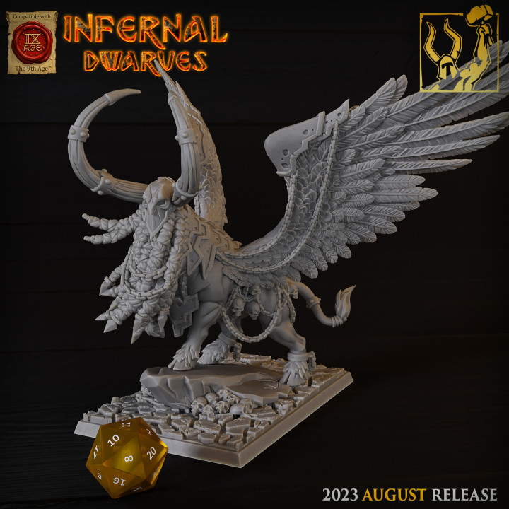 3D Printable Titan Forge Miniatures - 2023 - August - Infernal Dwarves ...