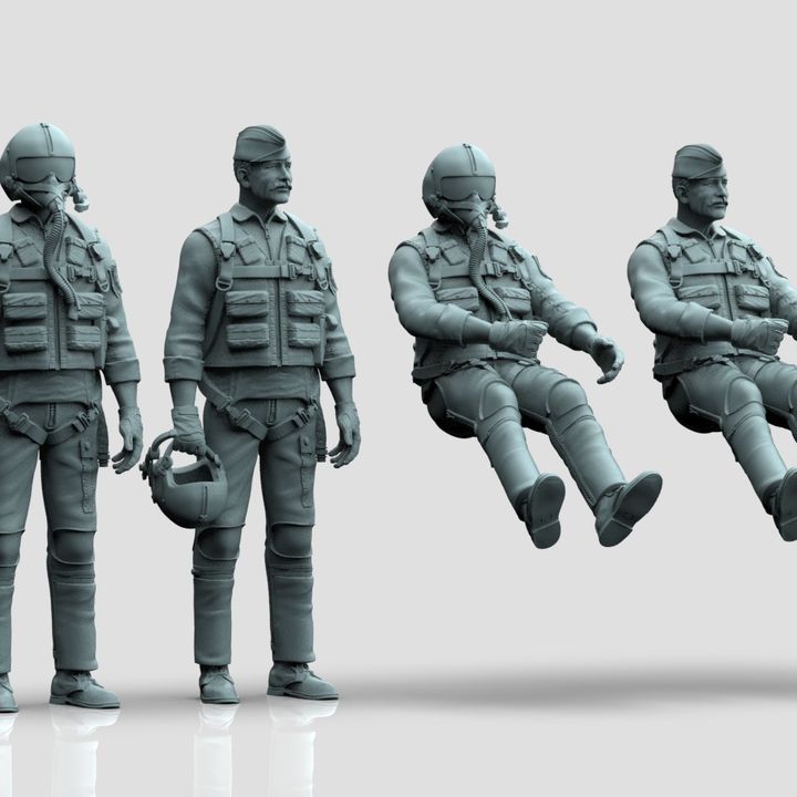 3D Printable Robin Olds general officer in the United States Air Force ...