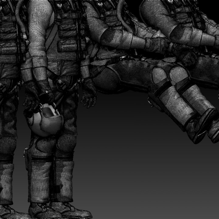 3D Printable Robin Olds general officer in the United States Air Force ...