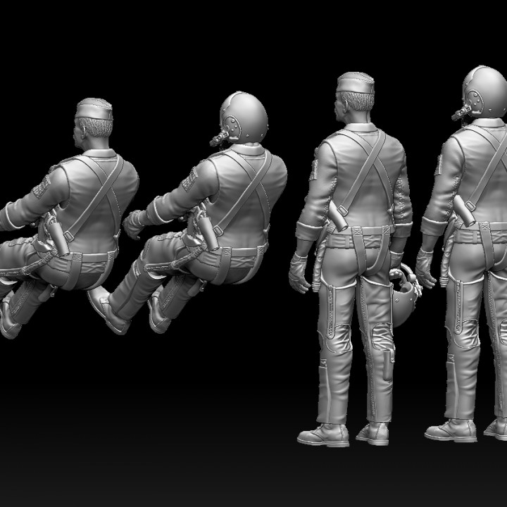 3D Printable Robin Olds general officer in the United States Air Force ...
