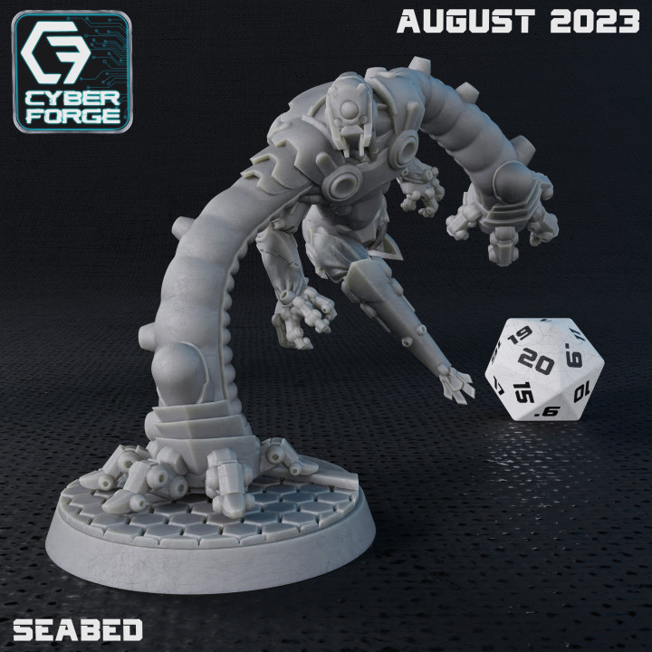 3D Printable Cyber Forge - August 2023 UNDER THE SEA by Titan Forge ...