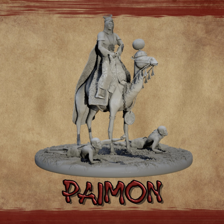 3D Printable Paimon - King of the Hell by Lazy Bear