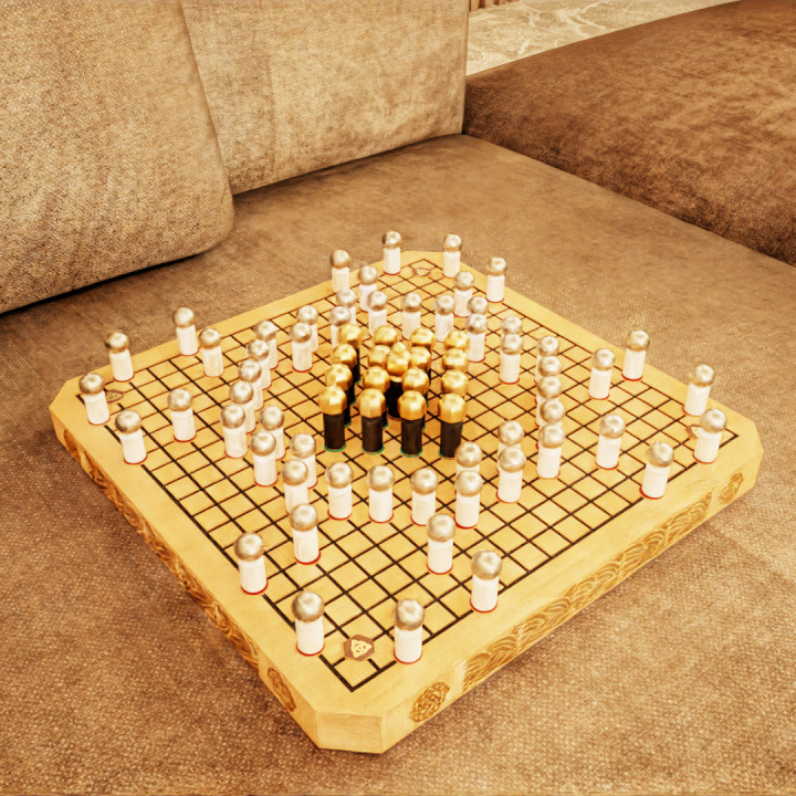3D Printable Alea Evangelii Board Game by Lazy Bear